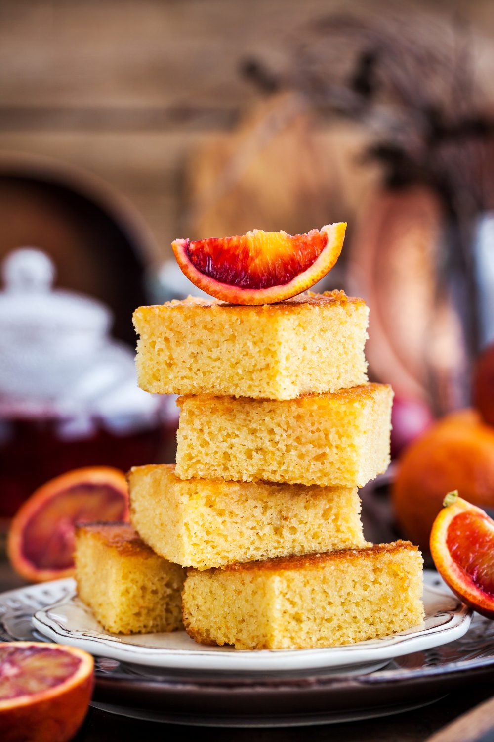 Orange Polenta Cake - So Fresh And Tasty - Backybakes.net